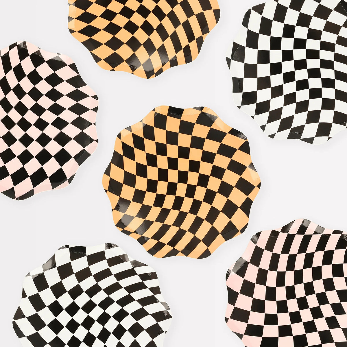 Halloween Checker Side Plates – Partyloving